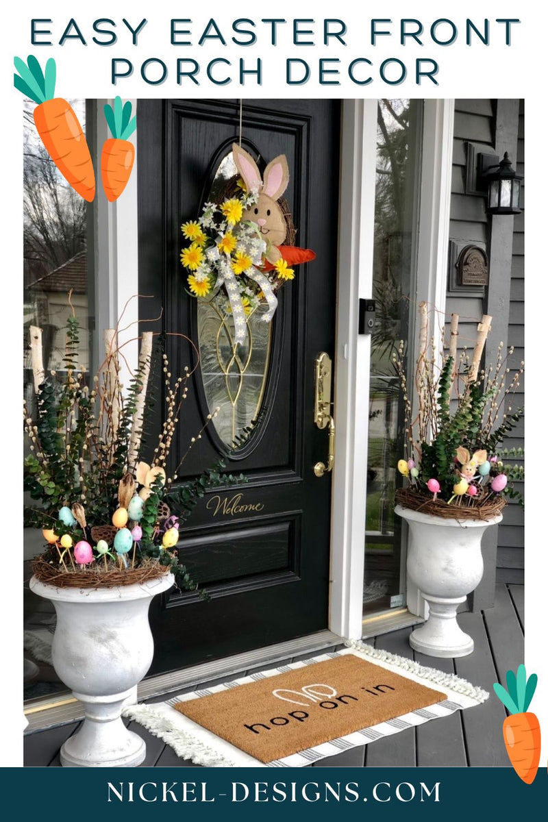 Hop Into Spring: Easter Doormats & Porch Signs for a Festive Welcome!
