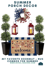 Custom-Made Doormats | Personalized | Nickel Designs