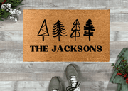 Monogrammed Personalized Doormat | Nickel Designs