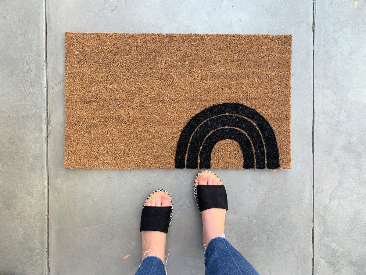 Modern Rainbow Doormat | Nickel Designs Doormats