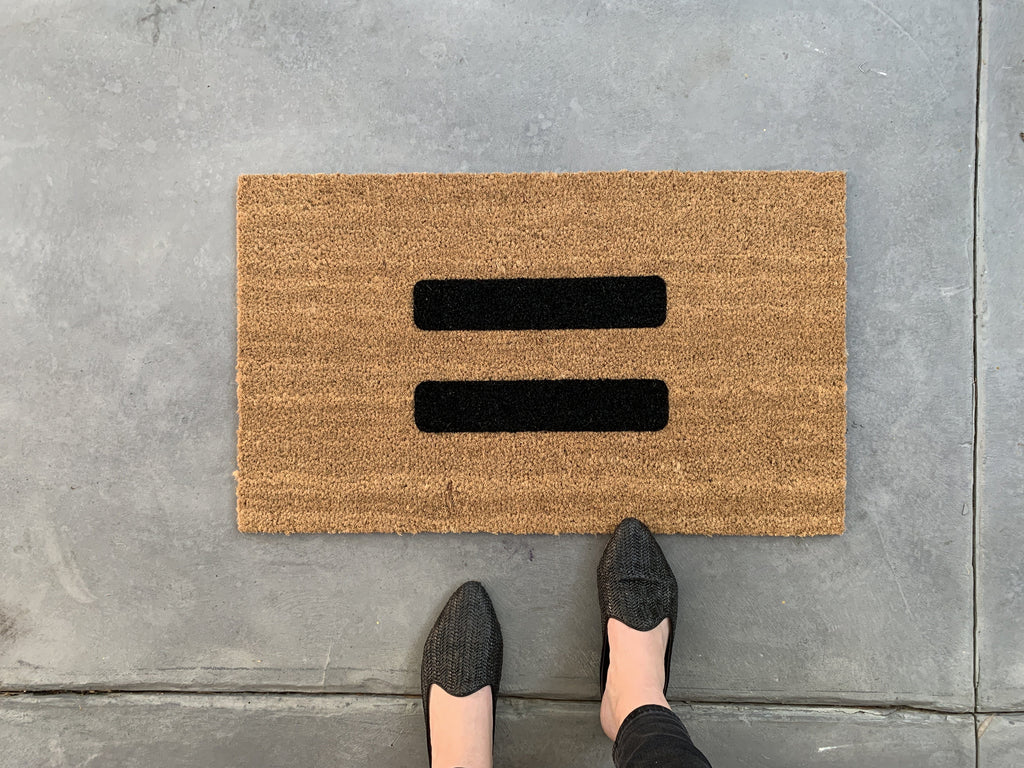 Equality Symbol Outdoor Door Mat | Pride Doormats and Decor