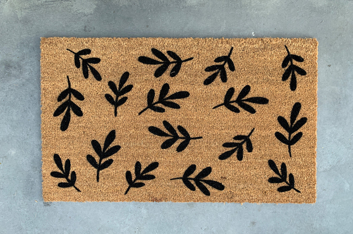 Leaf Pattern Doormat | Outdoor Doormats | Nickel Designs Doormats