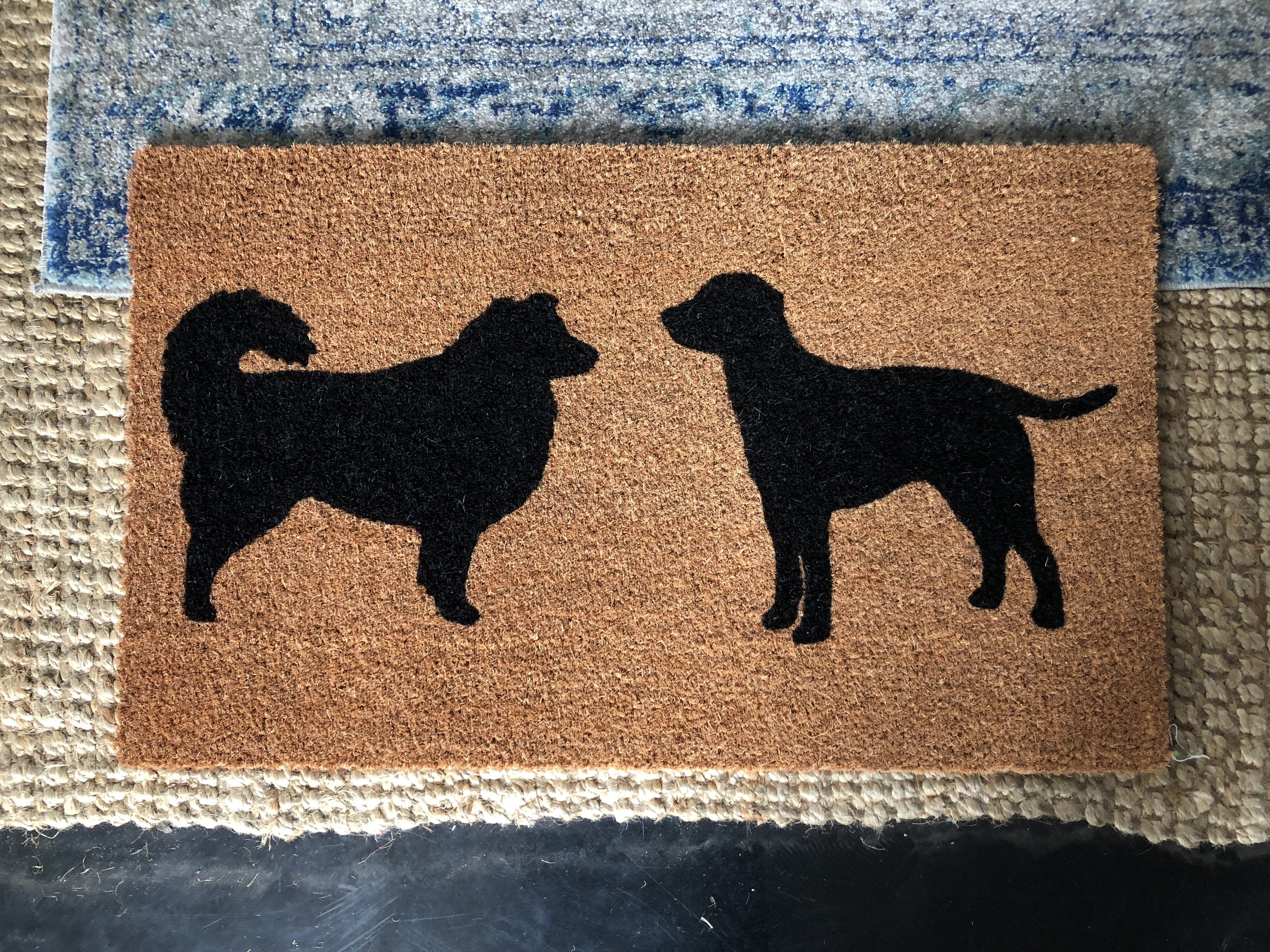 Custom Welcome Mat | Personalized Animal Doormat | Nickel Designs