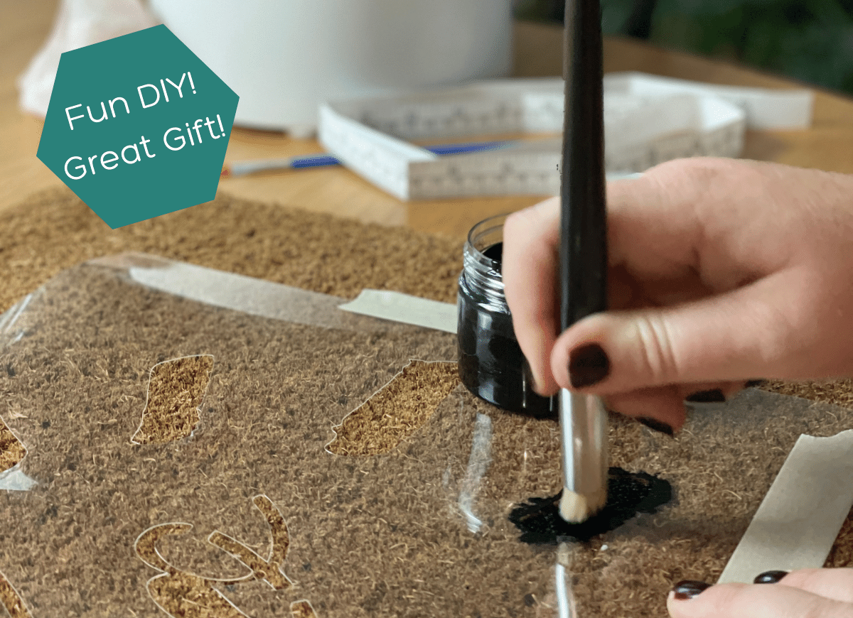 DIY Doormat Kit, Everything to Paint Your Own Welcome Mat