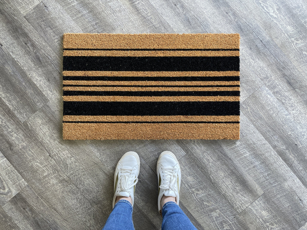 Bold Stripes Doormat | Modern Door Mats | Nickel Designs Doormats