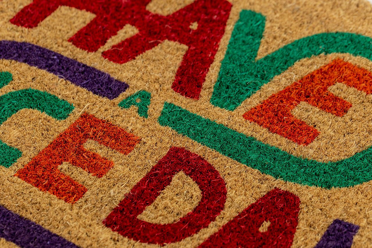 Colorful Have a Nice Day Doormat | Funny Doormats | Nickel Designs