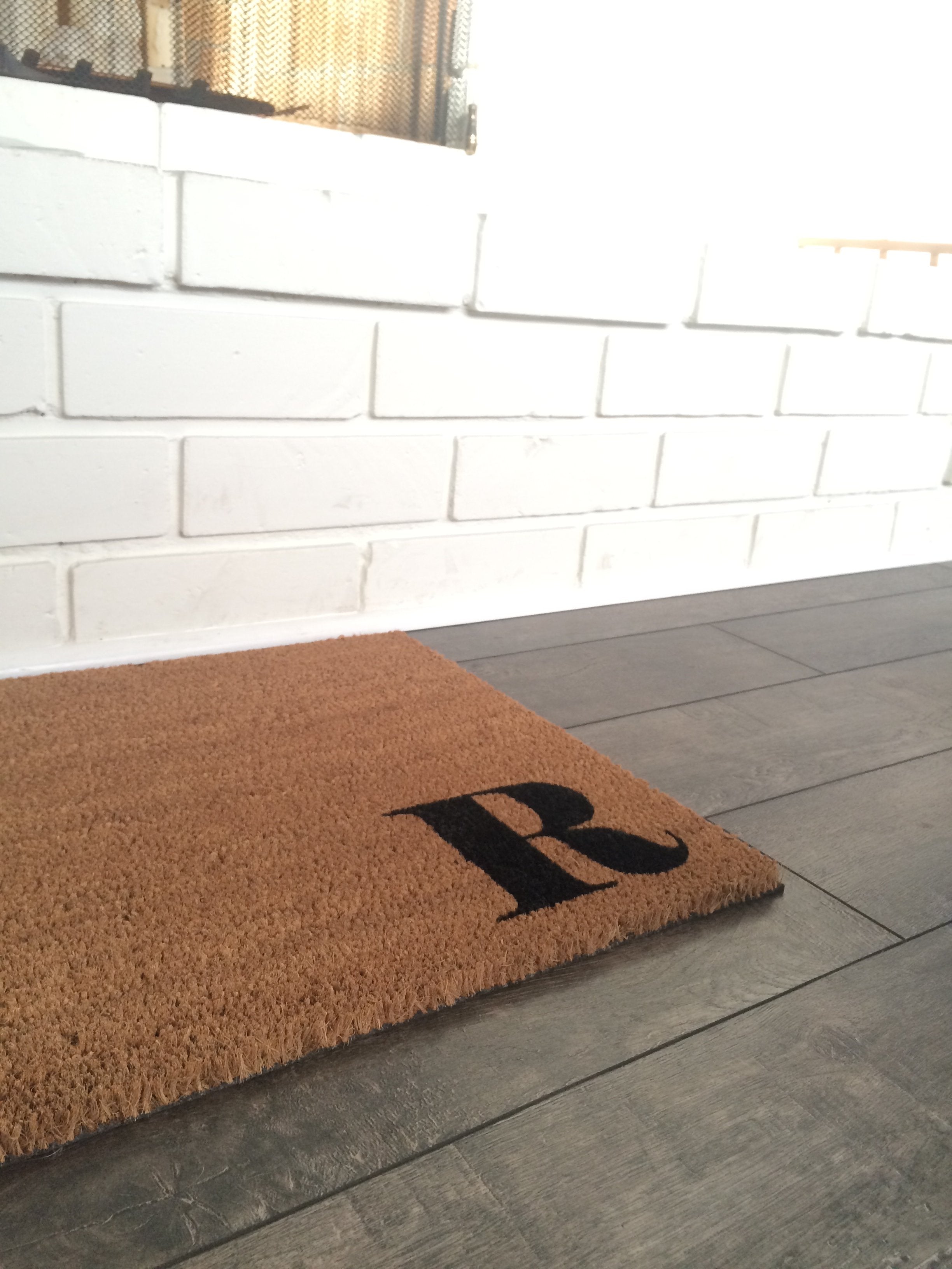 Custom Initial Personalized Doormat
