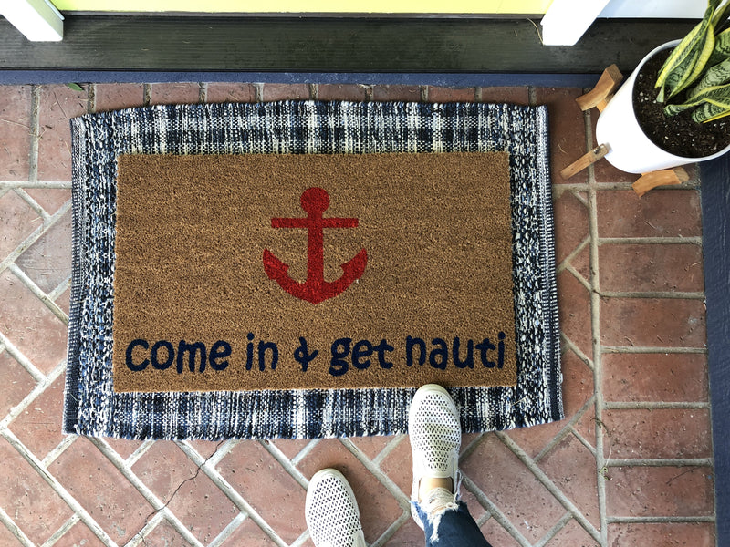 Funny Anchor Welcome Mat