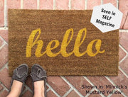 Classic and Custom Coir Doormats | Outdoor Doormats by Nickel Designs