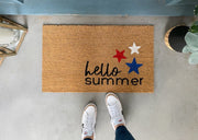 Summer Doormat | Personalized Doormats | Nickel Designs