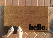 Classic and Custom Coir Doormats | Outdoor Doormats by Nickel Designs