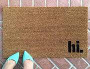Classic and Custom Coir Doormats | Outdoor Doormats by Nickel Designs