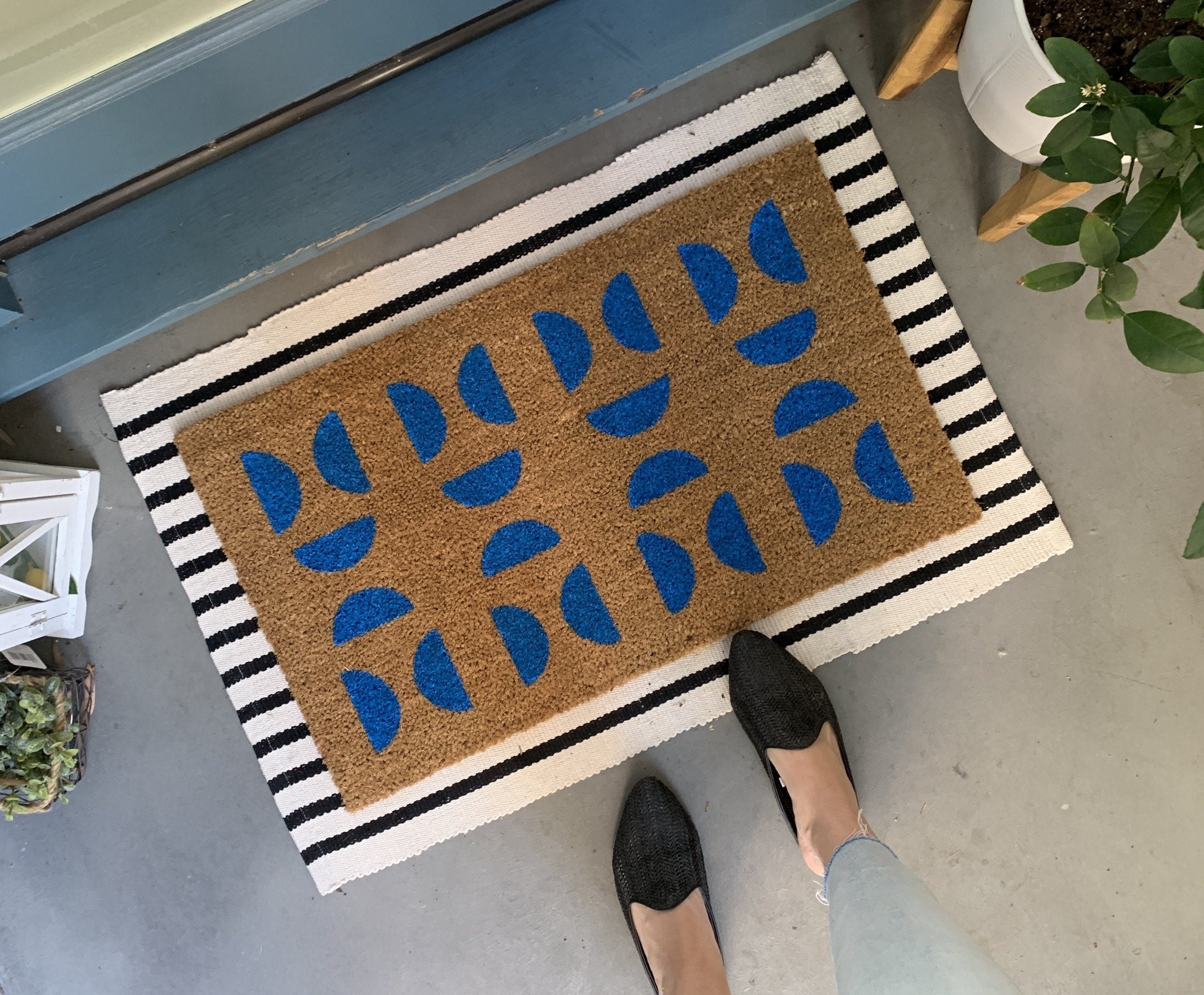 Retro Pattern Outdoor Doormat