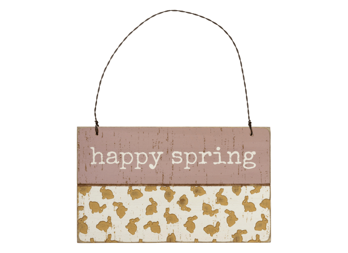 Happy Spring Hanging Sign